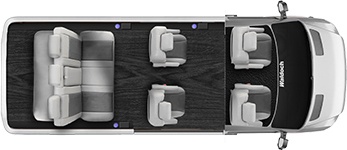 Custom Conversion Van Ford Transit 7 to 9 Passenger