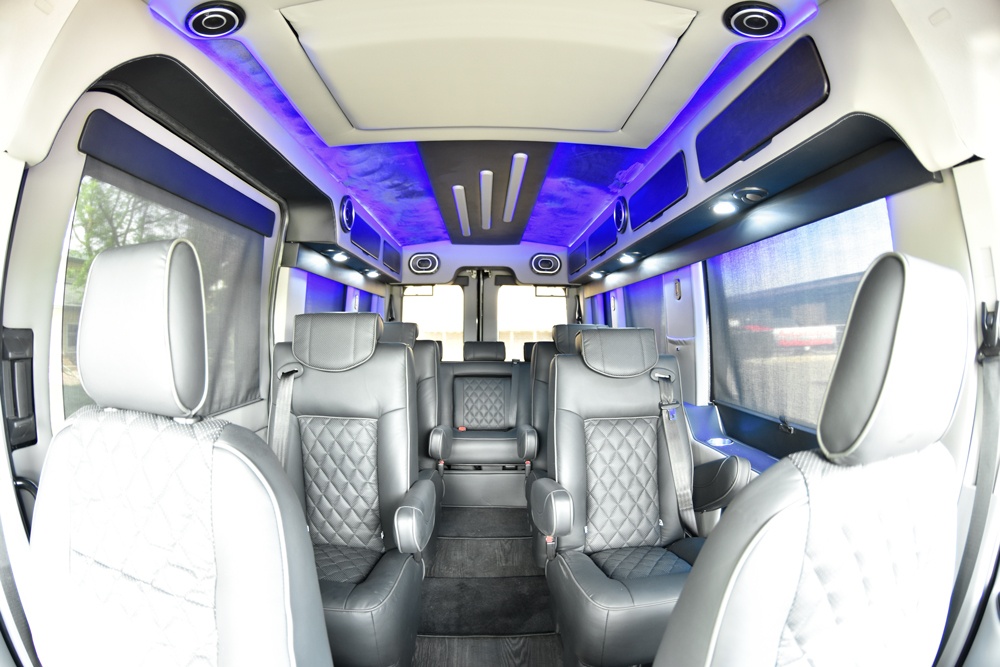 Custom Conversion Van Ford Transit 7 to 9 Passenger