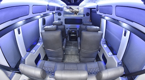 Custom Conversion Van Ford Transit 7 to 9 Passenger